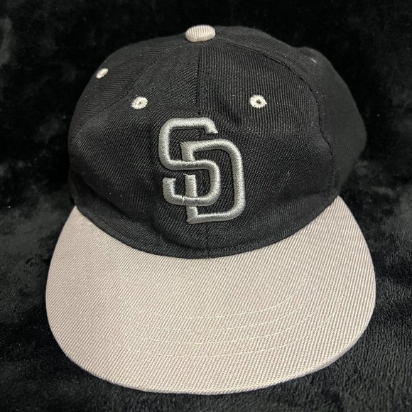 MLB | Accessories | San Diego Padres Gray Black Two Tone Snapback Hat ...